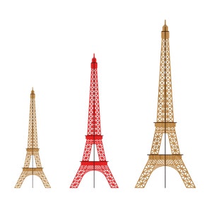3 Different Size Eiffel Tower Laser Cut Files, Eiffel Tower Decoration ...