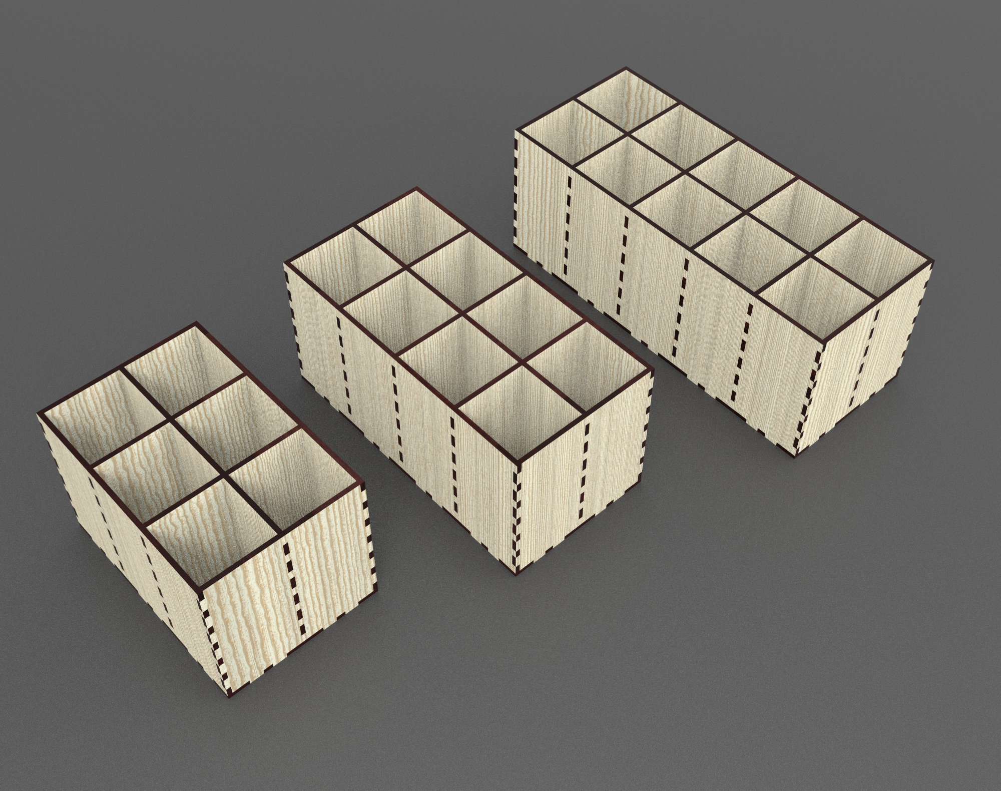 Gridfinity Tray Organizer Laser Cutting Svg and Dxf Files Glowforge ...