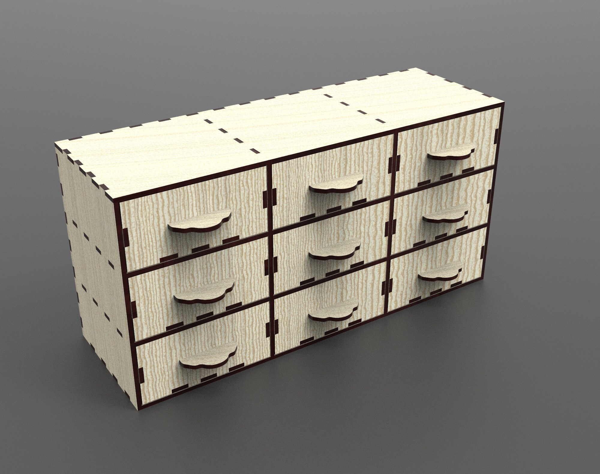 Desktop Storage Drawer Set Svg Laser Cutting Files With - Etsy