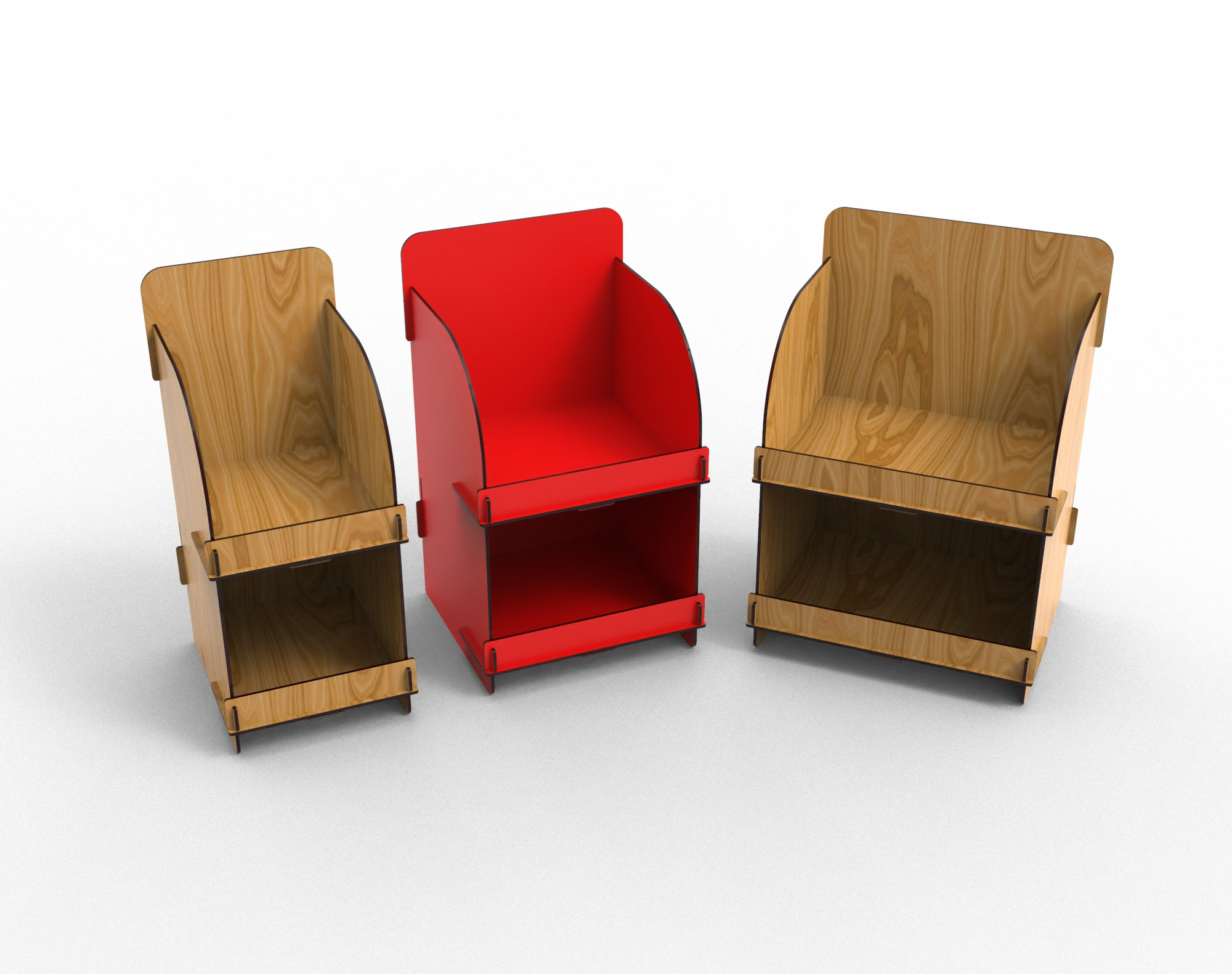 Display Stands in 3 Different Sizes Svg Files for Presentation, Shelf ...