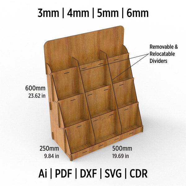 Laser Svg Display Shelves - Etsy