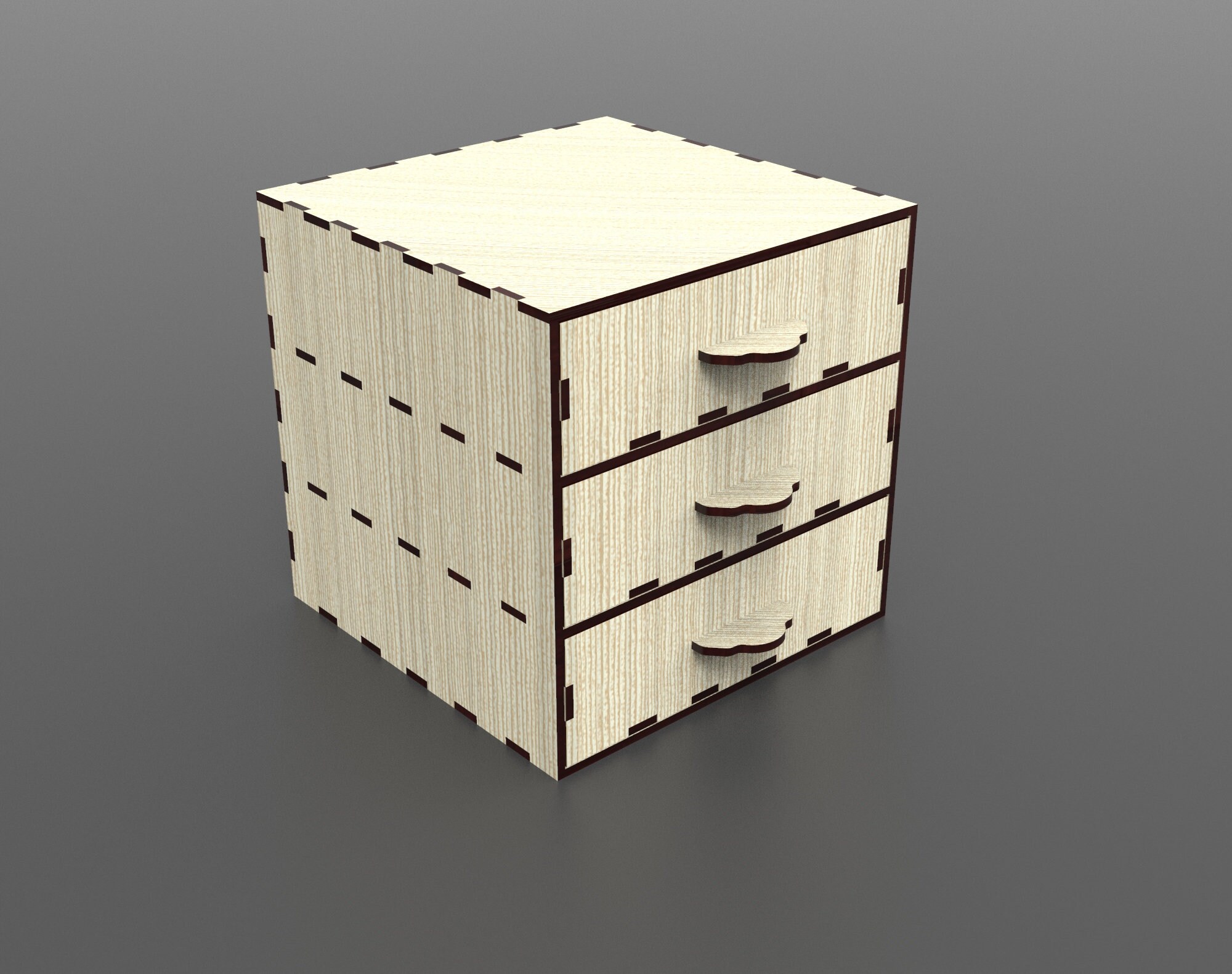 Desktop Storage Drawer Set Svg Laser Cutting Files With - Etsy