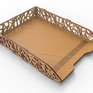 Office Desk Organiser Stackable Paper Tray, Document Organizer Svg and ...