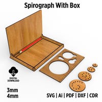 Giant Professional Spirograph Drawing Toolset - PLANARC MEGA Spiral ...