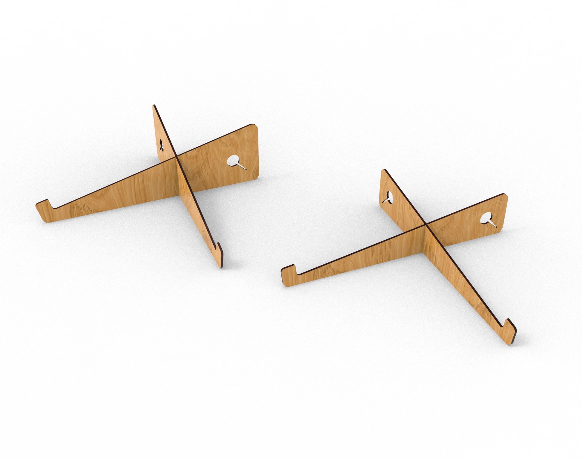 Wooden or Acrylic Cut Compatible Laptop and Monitor Riser Stand Laser ...