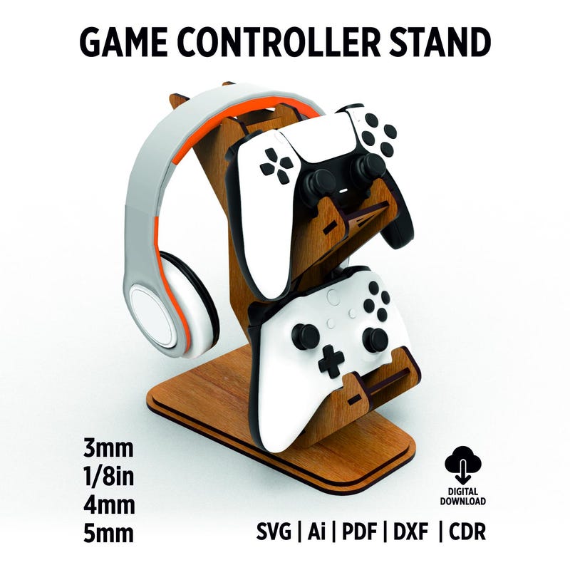 Xbox controller stand (wooden) - Etsy.de