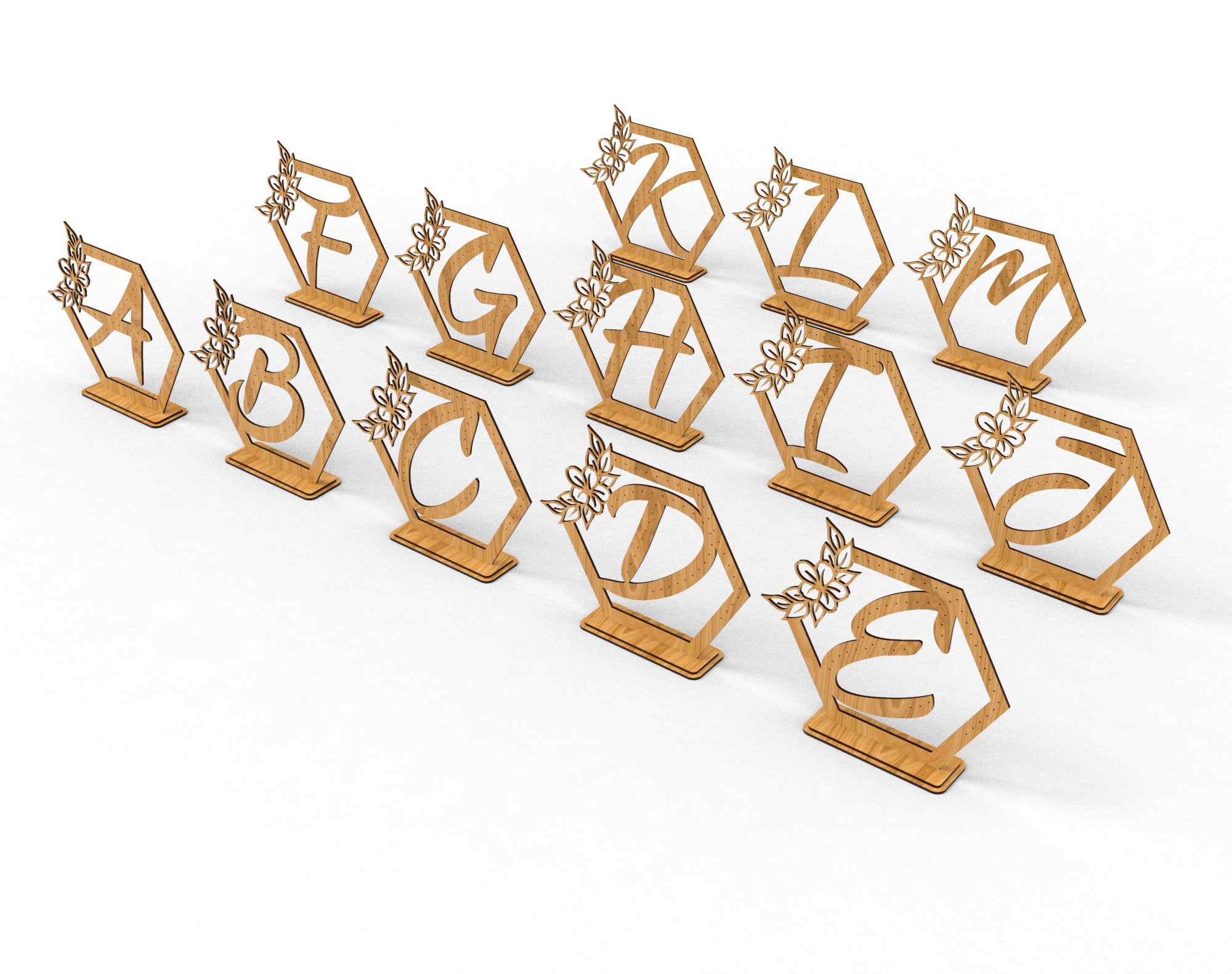 Custom Earring Stand Laser Cut Svg Files, Earring Holder Files, Earring ...