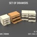 Desktop Storage Drawer Set Svg Laser Cutting Files With - Etsy