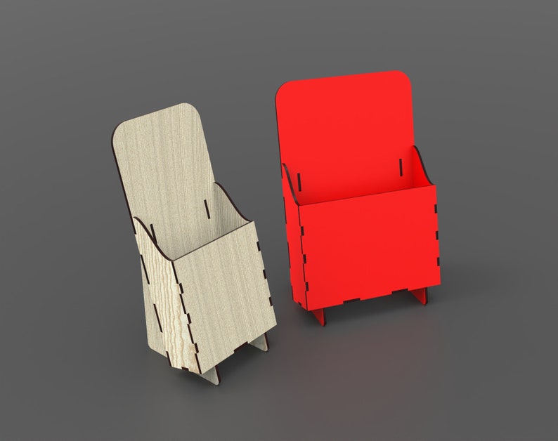 Leaflet and Brochure Desktop Holders Svg and Dxf Files for Laser ...