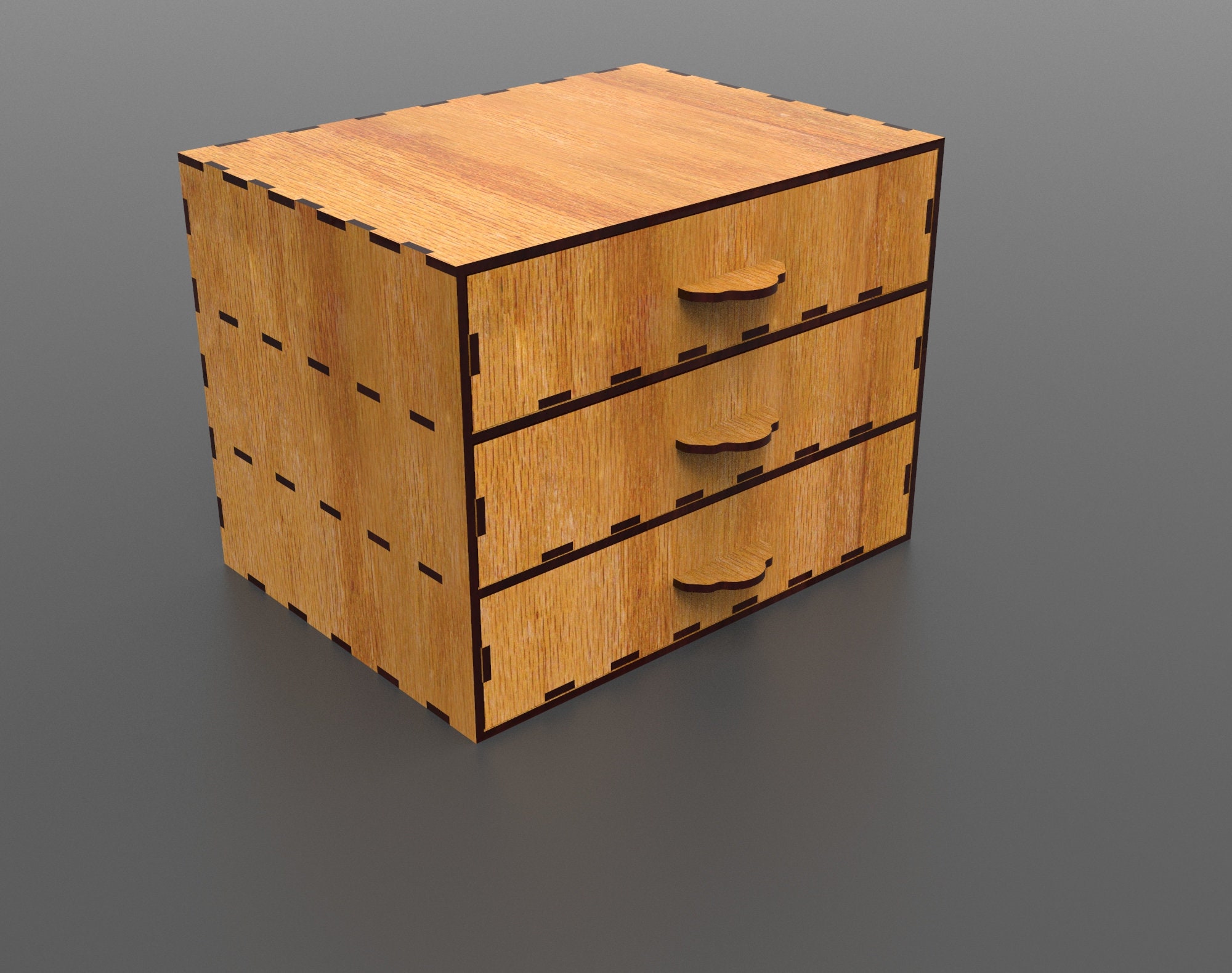 Desktop Storage Drawer Set Svg Laser Cutting Files With - Etsy