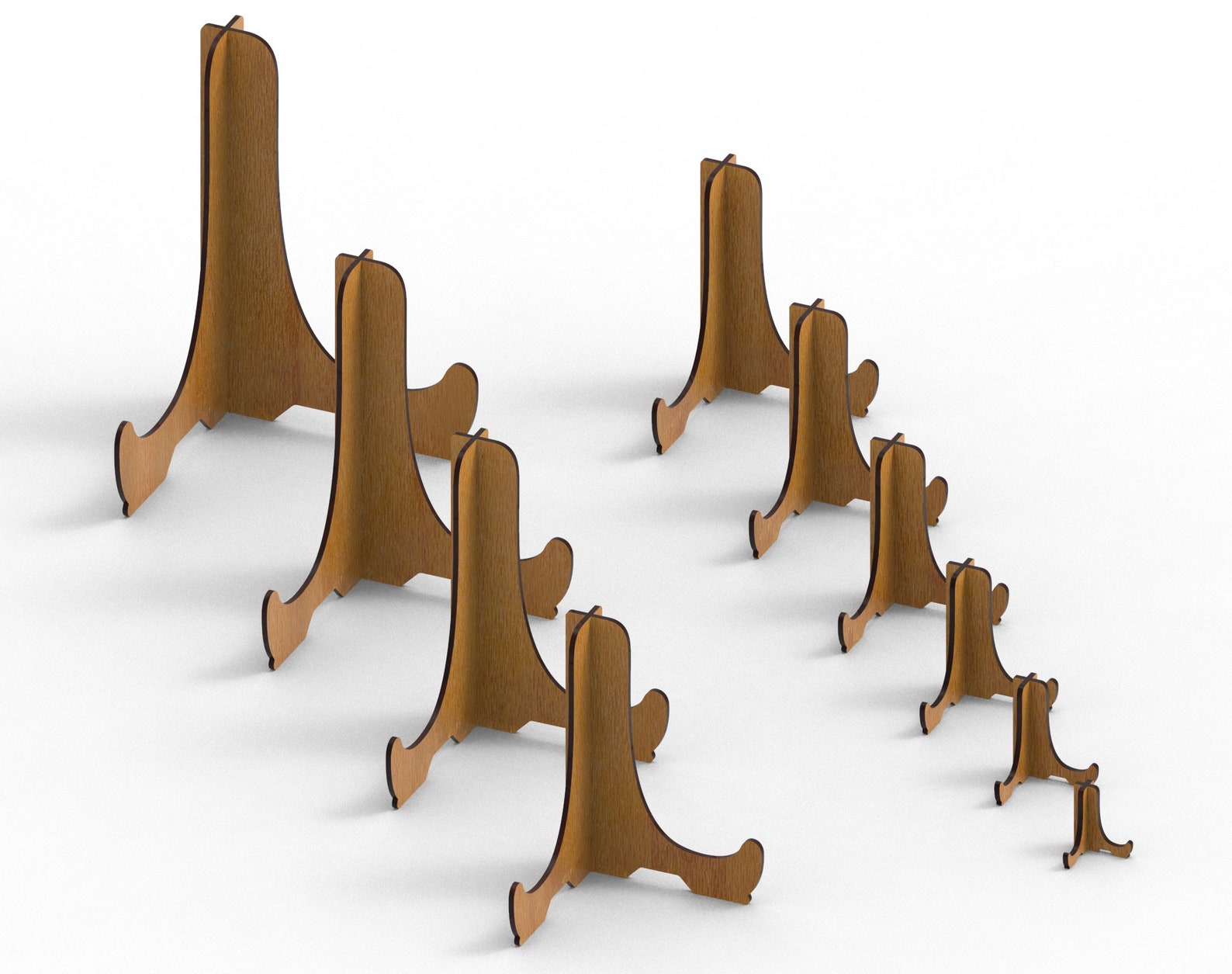 Laser Cut Easel Stand in 10 Different Sizes, Plate Stand, Photo Frame ...