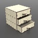 Desktop Storage Drawer Set Svg Laser Cutting Files With - Etsy