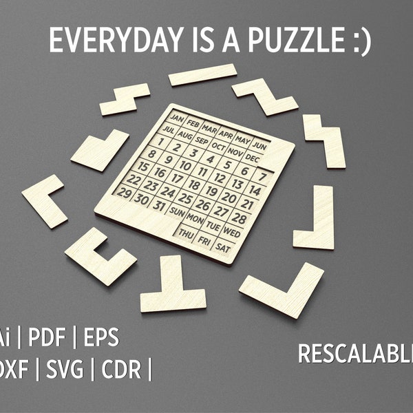 Geometric Puzzle - Etsy