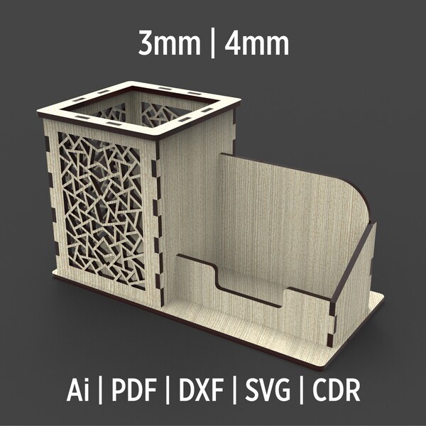 Business Card Stand Svg - Etsy