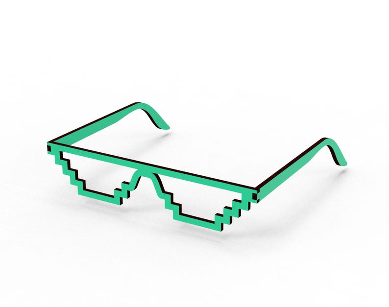 Party Eyeglasses Svg and Dxf Files for Laser Cut, Wooden Glasses ...