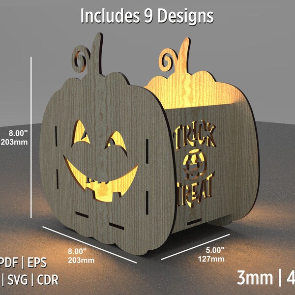 Halloween Laser Cut - Etsy