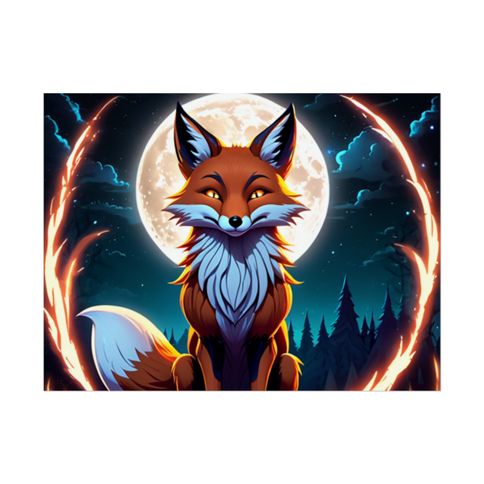Ring of Fox Fire Rolled Posters - Etsy