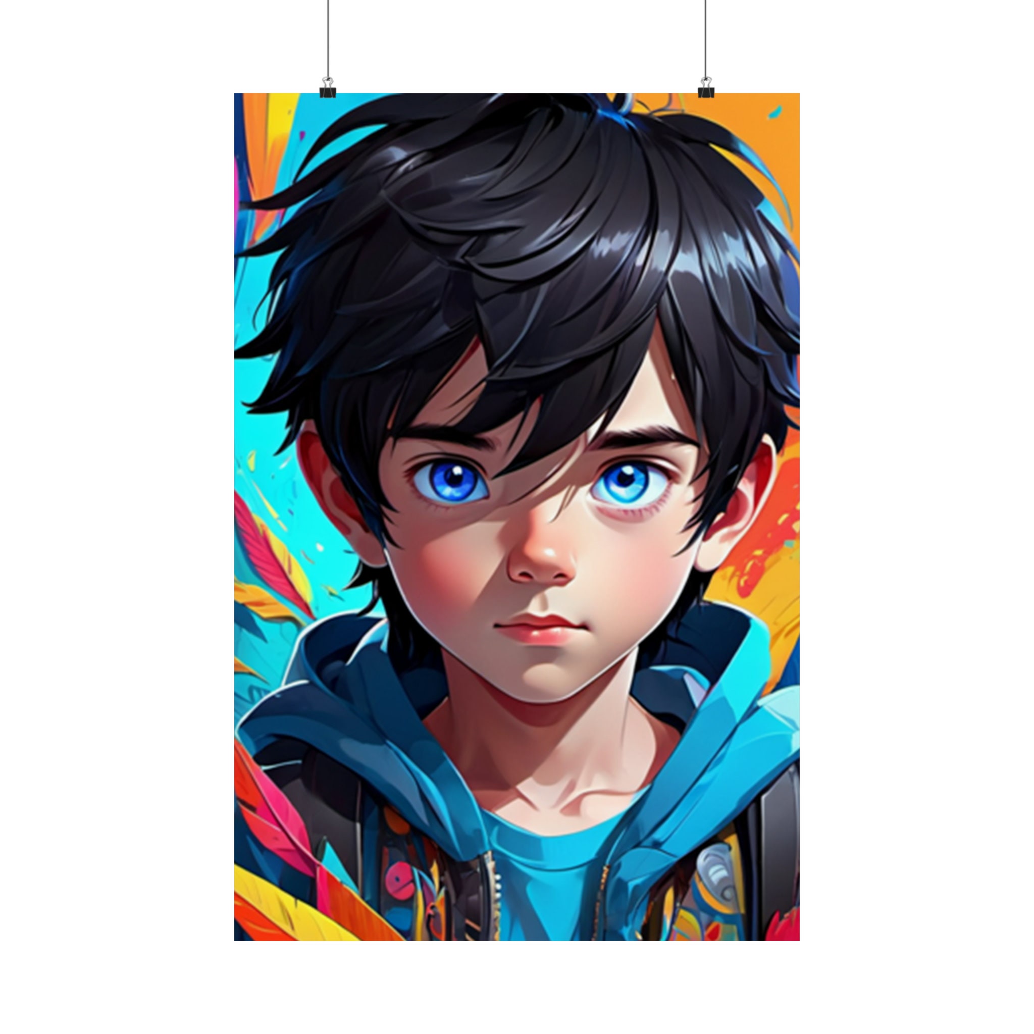 Anime Boy Matte Vertical Posters - Etsy