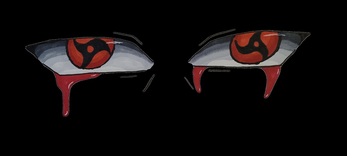 Itachi Uchiha Mangekyou Sharingan - Etsy
