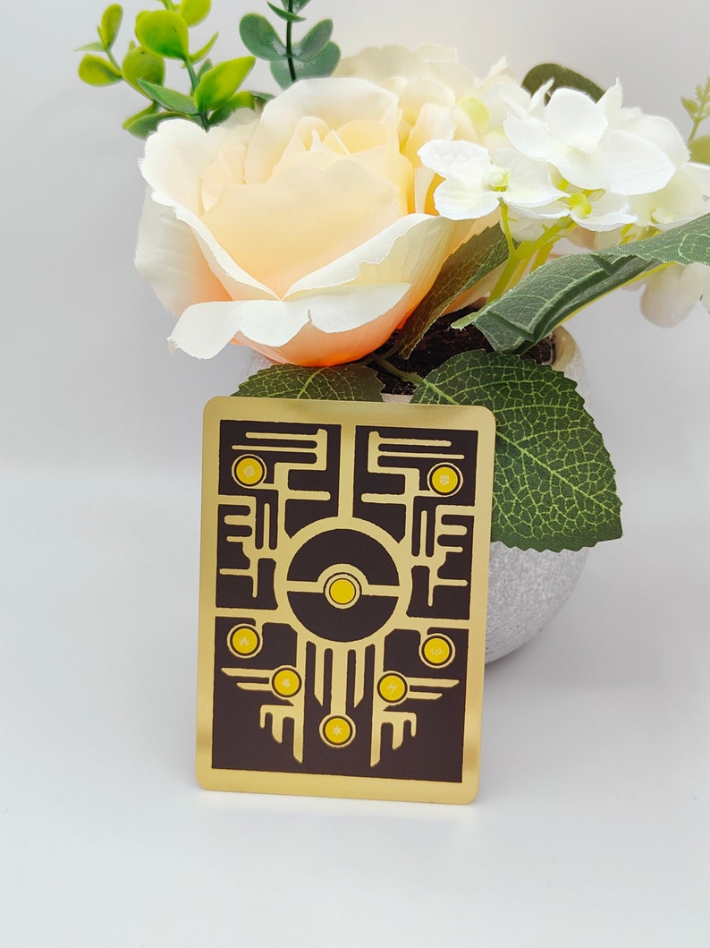 Pokemon Rayquaza Ancient Style // Solid Metal Custom Card - Etsy