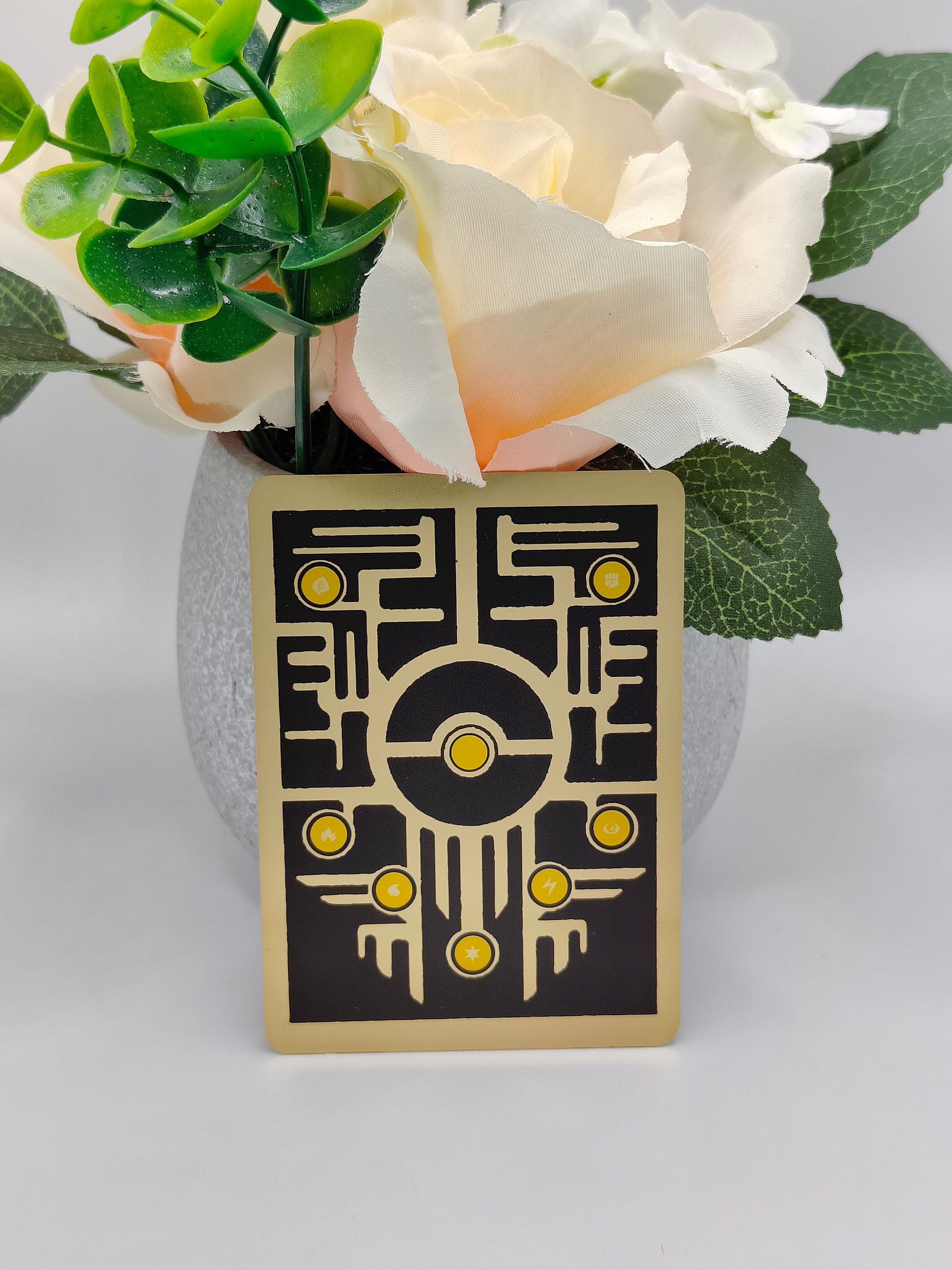 Pokemon Rayquaza Ancient Style // Solid Metal Custom Card - Etsy