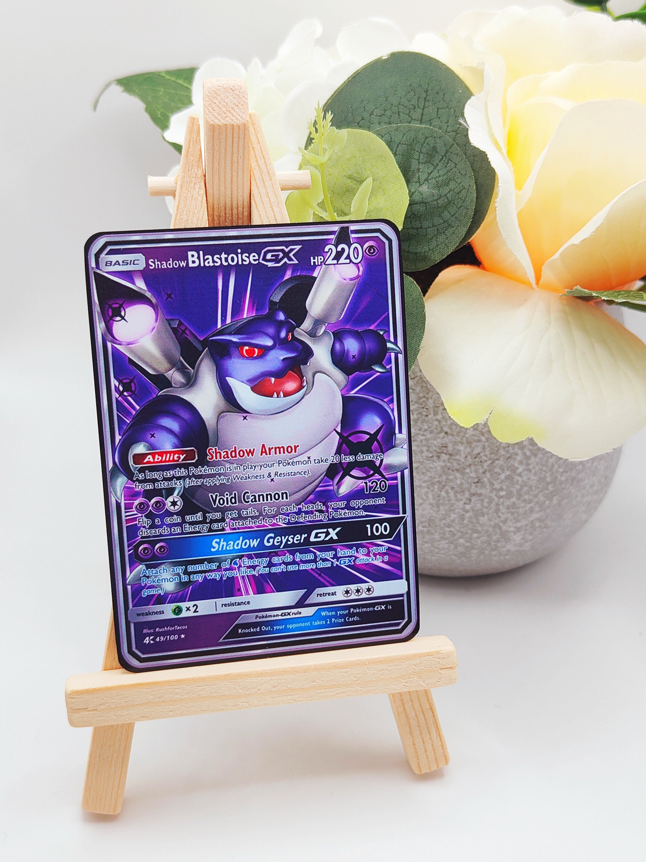 Pokemon Shadow Charizard Blastoise & Venusaur GX Tag Trio // Black ...