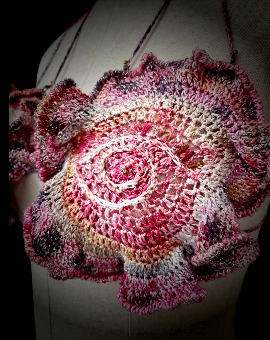 Crocheted Bikini Exclusive Lingerie Set Handmade Only One Copy Original ...