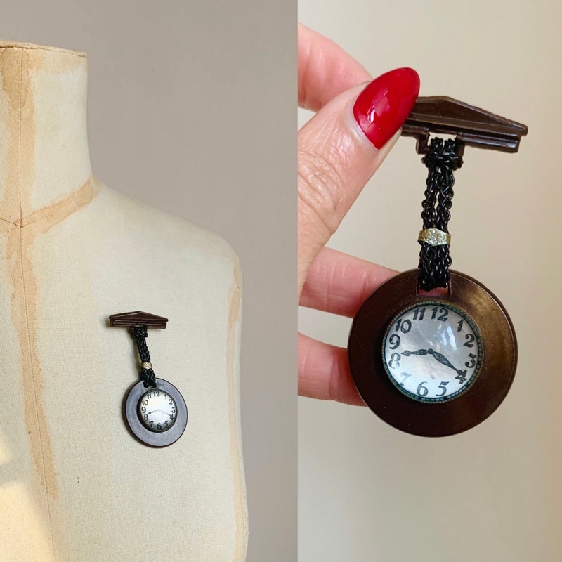 Antique Watch Pin - Etsy