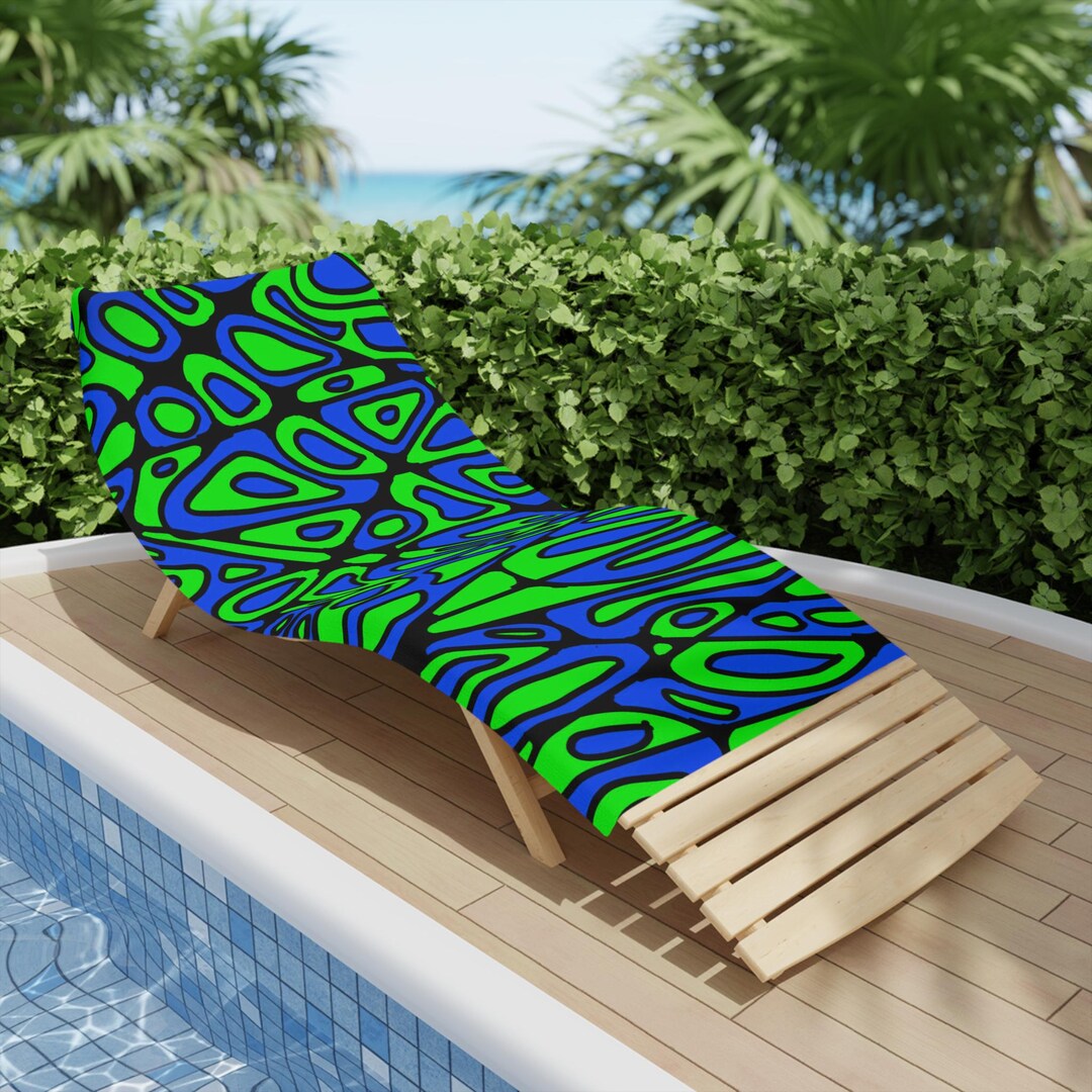 Organic Shapes Beach Towels: Amoeba, Pebble, Cell Design for Fluidity ...