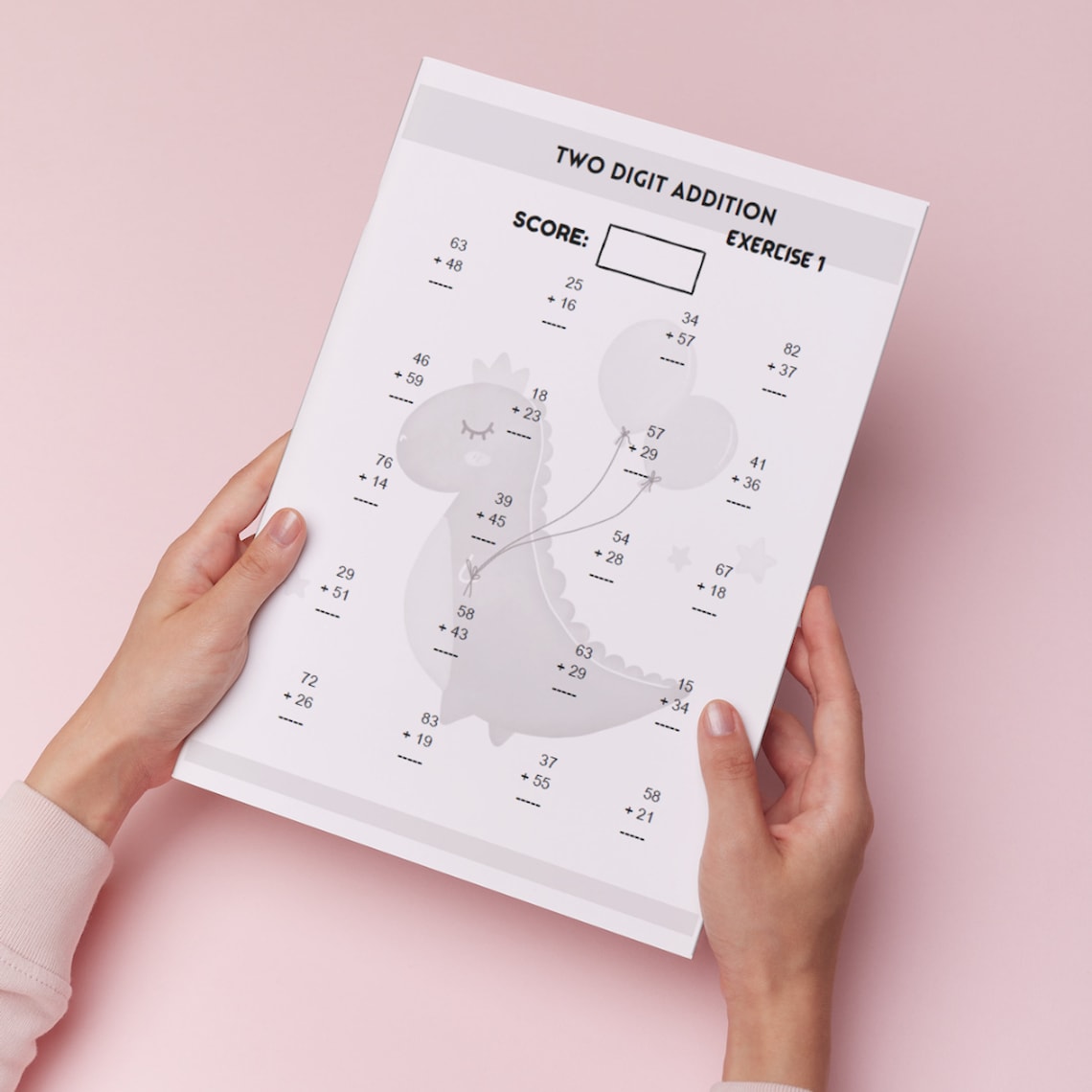 25 Printable Double Digit Addition Worksheet for First Grade Math ...