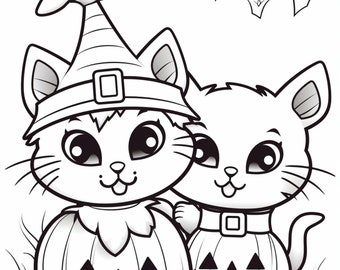Halloween Coloring Book With Images for Kids, Students or Trick-or ...