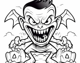 Ghoul Golden Fangs Png Ghouls Ghost Clipart PNG Haunted - Etsy