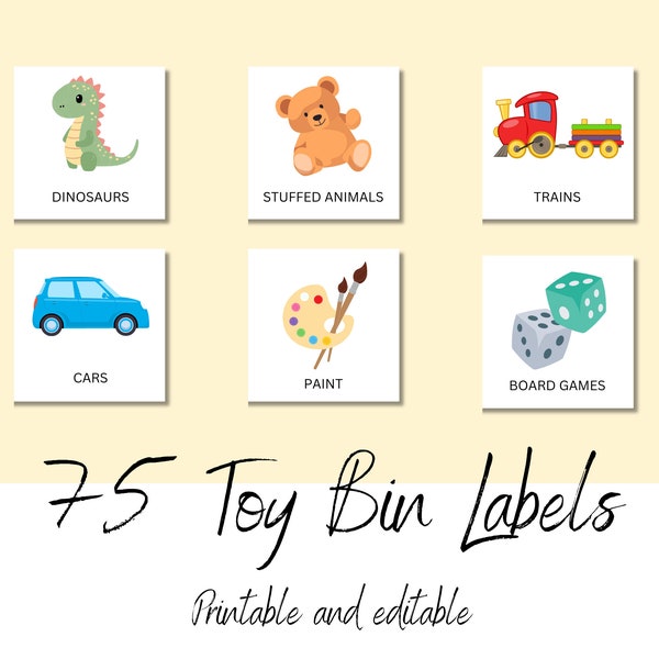 Bin Labels - Etsy