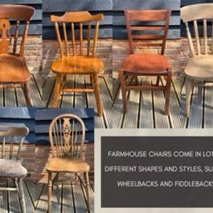 Hand Painted Mismatched Chairs - Etsy