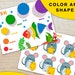 Color and Shape Matching Game, Learn Colors and Shapes, Toddler ...