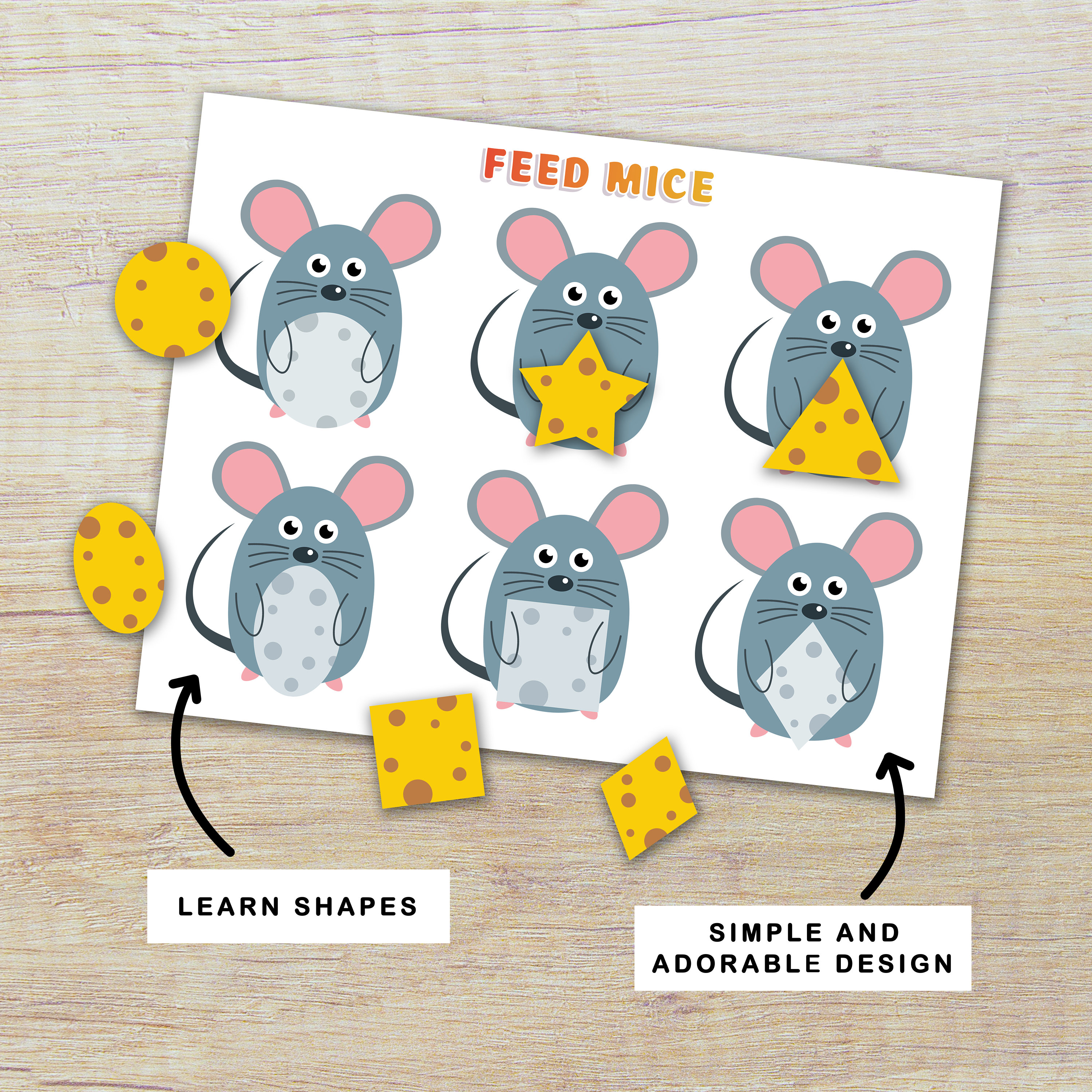 Color and Shape Matching Game, Learn Colors and Shapes, Toddler ...