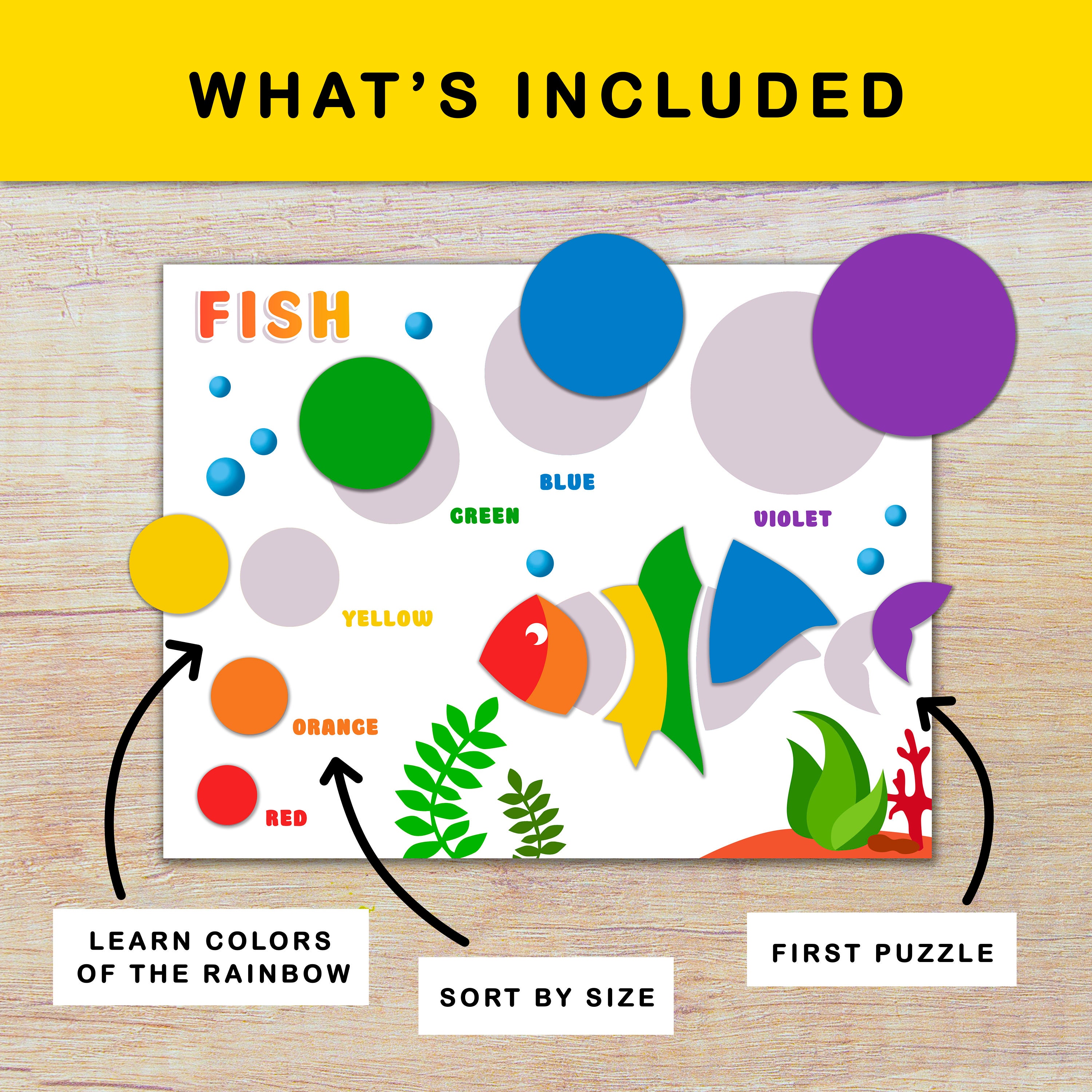 Color and Shape Matching Game, Learn Colors and Shapes, Toddler ...