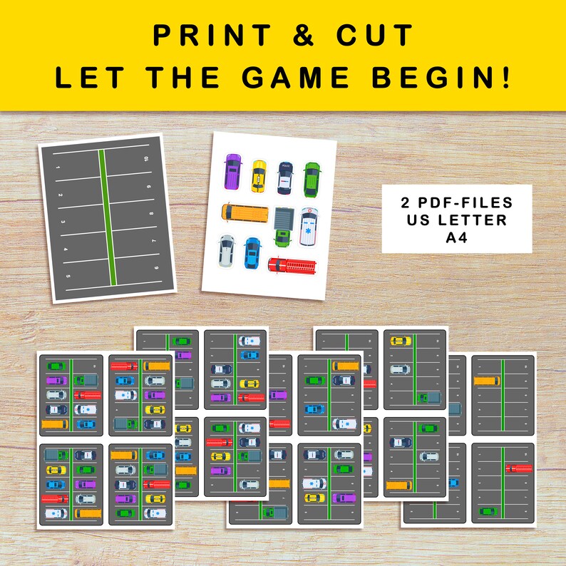 Pattern Activity, Toddler Matching Game, Car Parking Garage Game, Busy ...