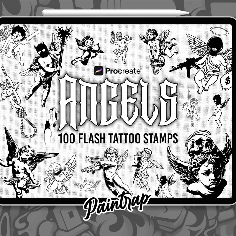 Cupid Tattoo - Etsy