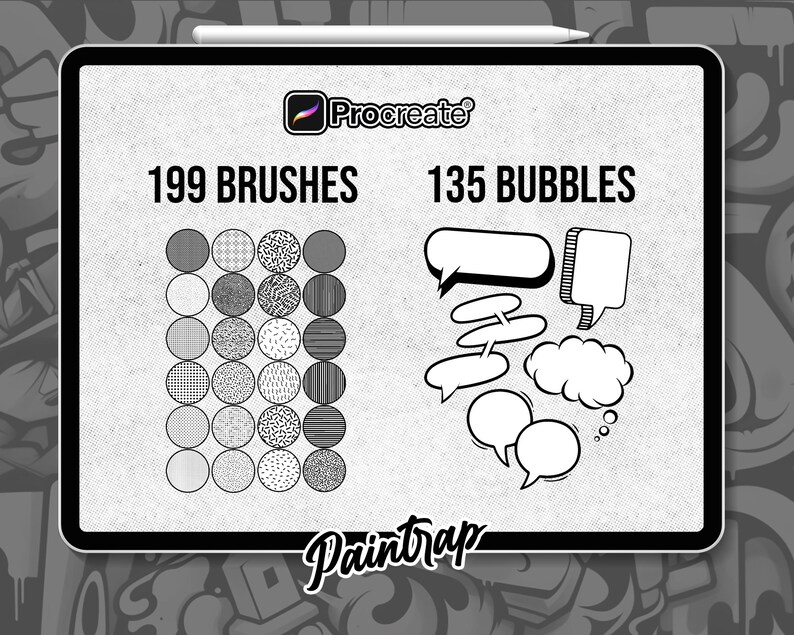 Procreate Comic Storyboard Builder - 740+ Procreate Pop Art Comic Book Creator Stamp Brushes ...