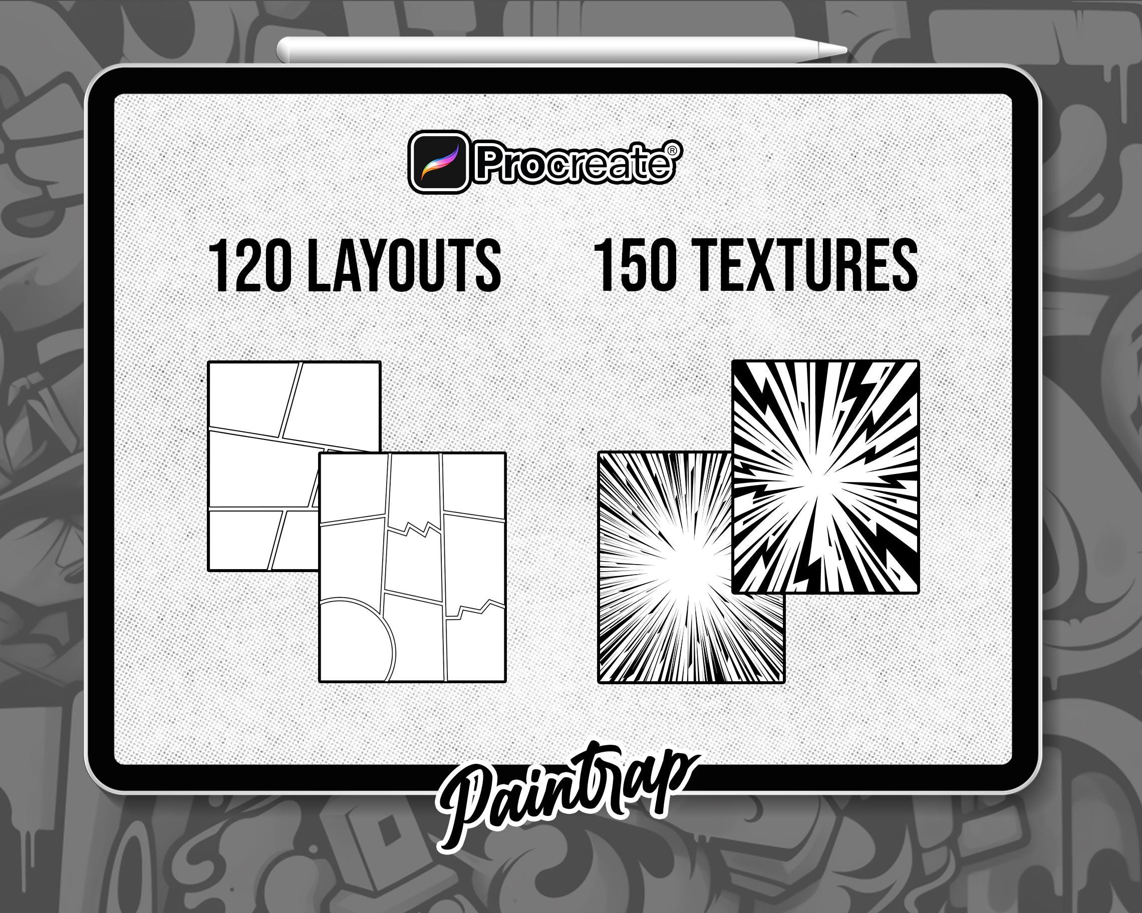 Procreate Comic Storyboard Builder - 740+ Procreate Pop Art Comic Book ...