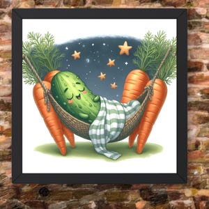 38 Quirky Pickle Cucumber Clipart Bundle | Funny Pickle Pngs ...