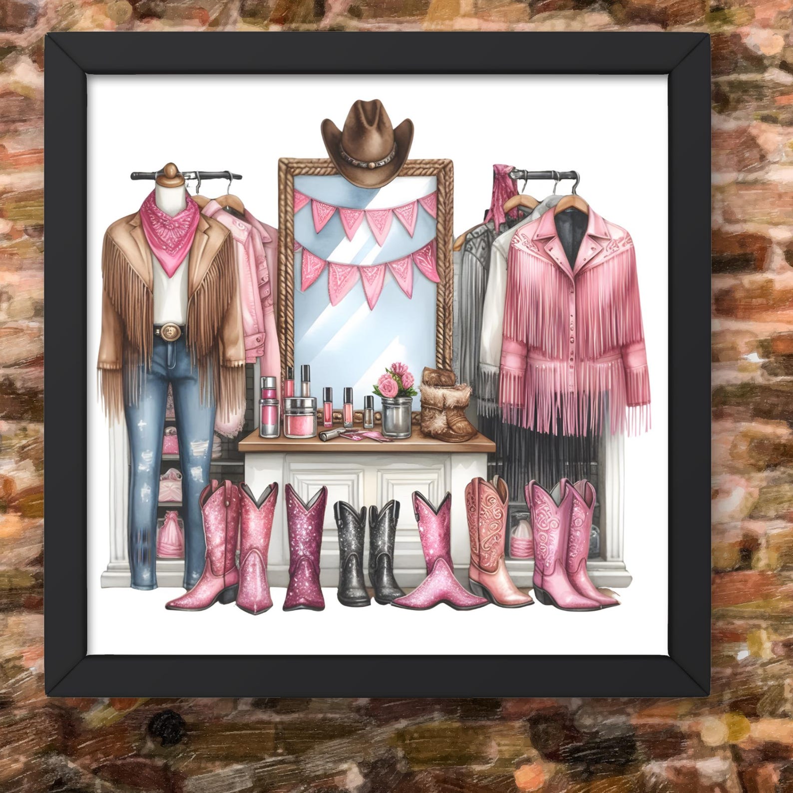 Western Shop Clipart PNG Bundle | Cowboy Store Illustrations ...