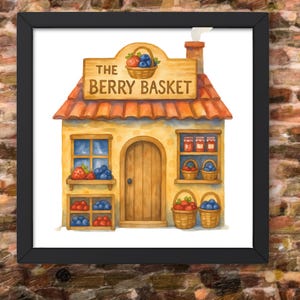 Cottagecore Shop Clipart Bundle | 36 Whimsical Fairy Tale Storefront ...