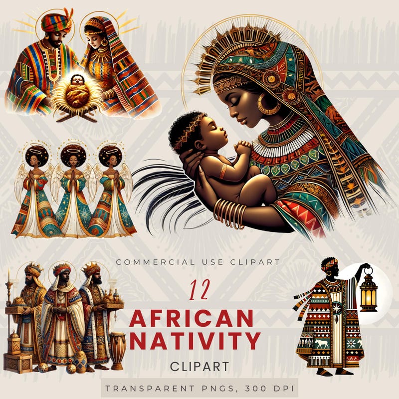 African American Nativity Scene - Etsy