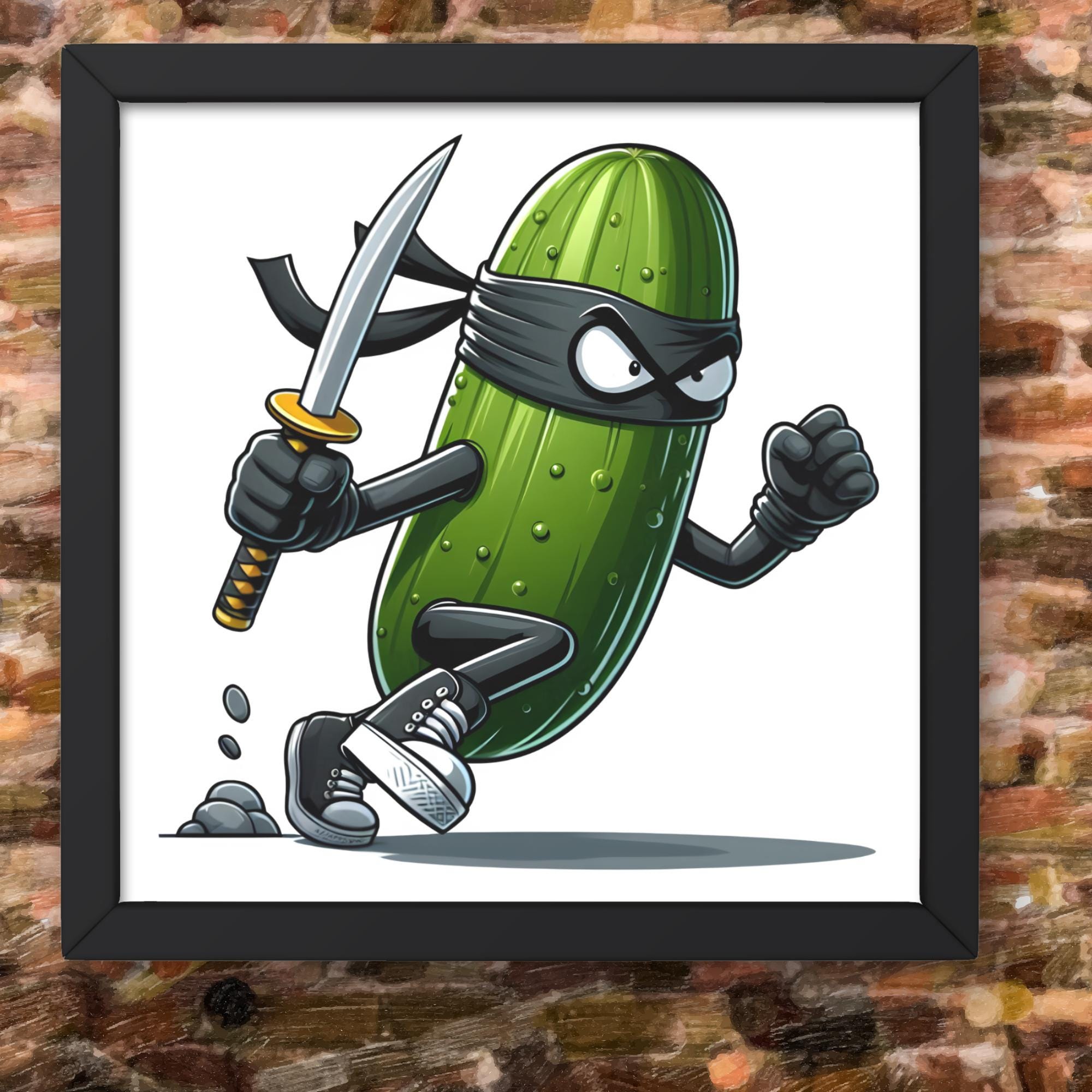 Funny Pickle Cucumber Clipart Bundle Pirate Ninja Fairy Scientist ...