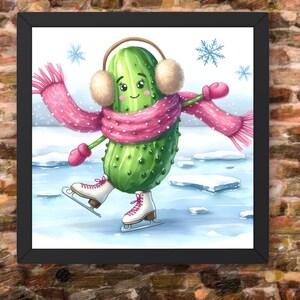 38 Quirky Pickle Cucumber Clipart Bundle | Funny Pickle Pngs ...