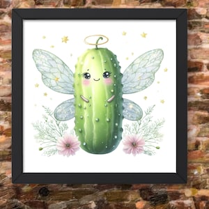 38 Quirky Pickle Cucumber Clipart Bundle | Funny Pickle Pngs ...