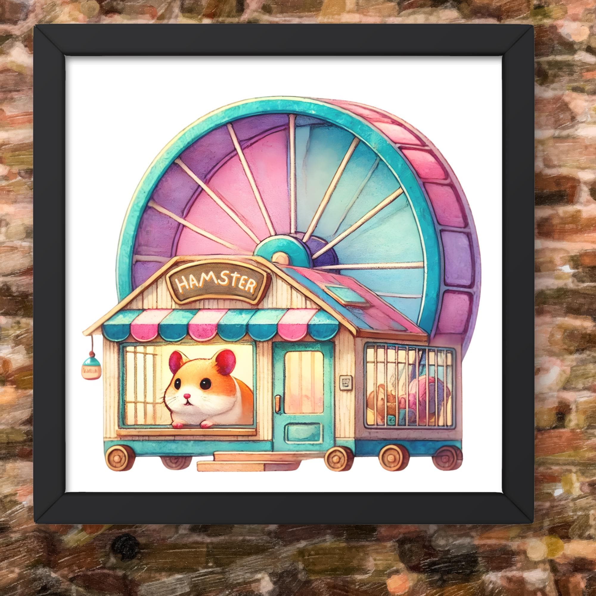 Quirky Watercolor Pet Store Clipart, Animal Shop PNG (digital Download ...