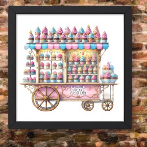 Whimsical Food Cart Clipart Bundle, Commercial Use (11 Pngs) - Etsy